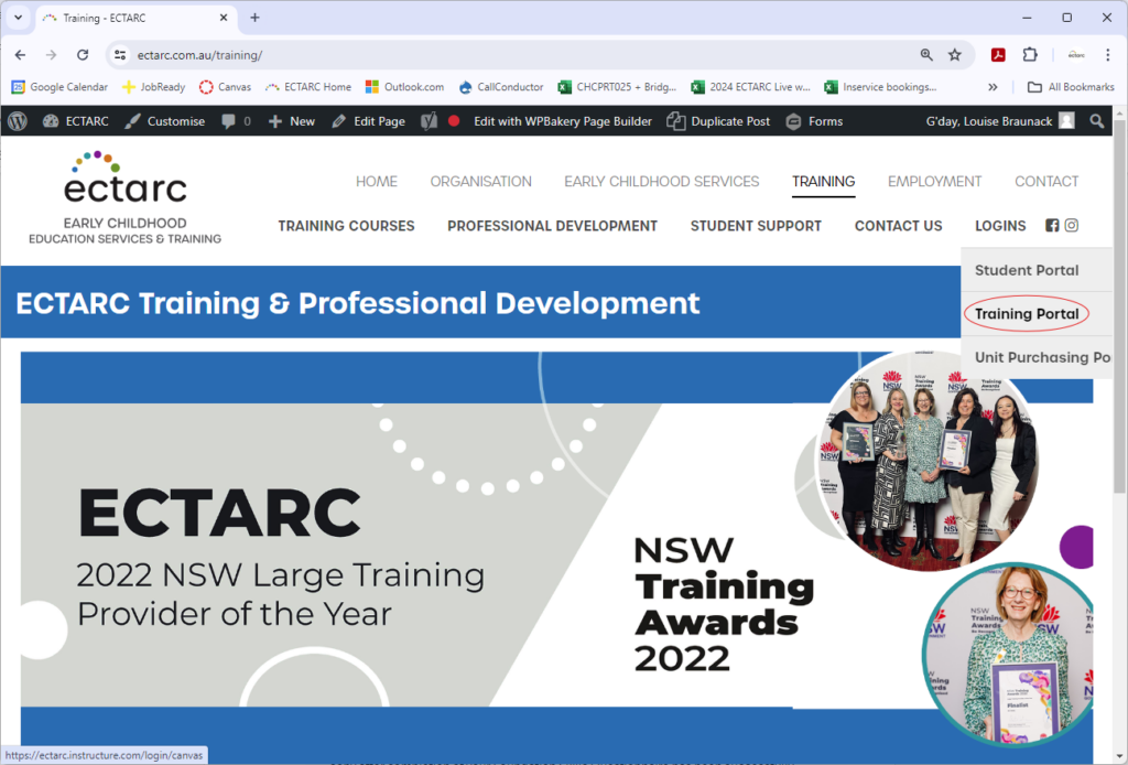 ECTARC Training Portal FAQs (Training and Assessment) - ECTARC